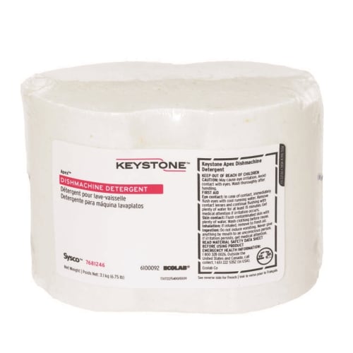 GuestSupply CA | Keystone Apex Dishmachine Detergent, 3.1kg #6100092
